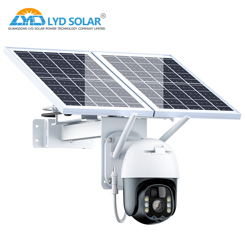 4G CCTV Solar Outdoor Security Camera Night Vision Input Output ...