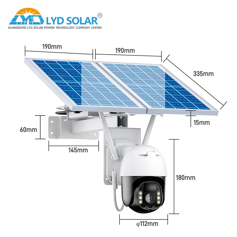 ONVIF 4G CCTV Solar Camera 1080P CMOS Camera Security Surveillance ...
